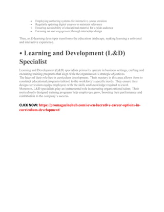 Curriculum Development | DOCX | Education industry | Industries