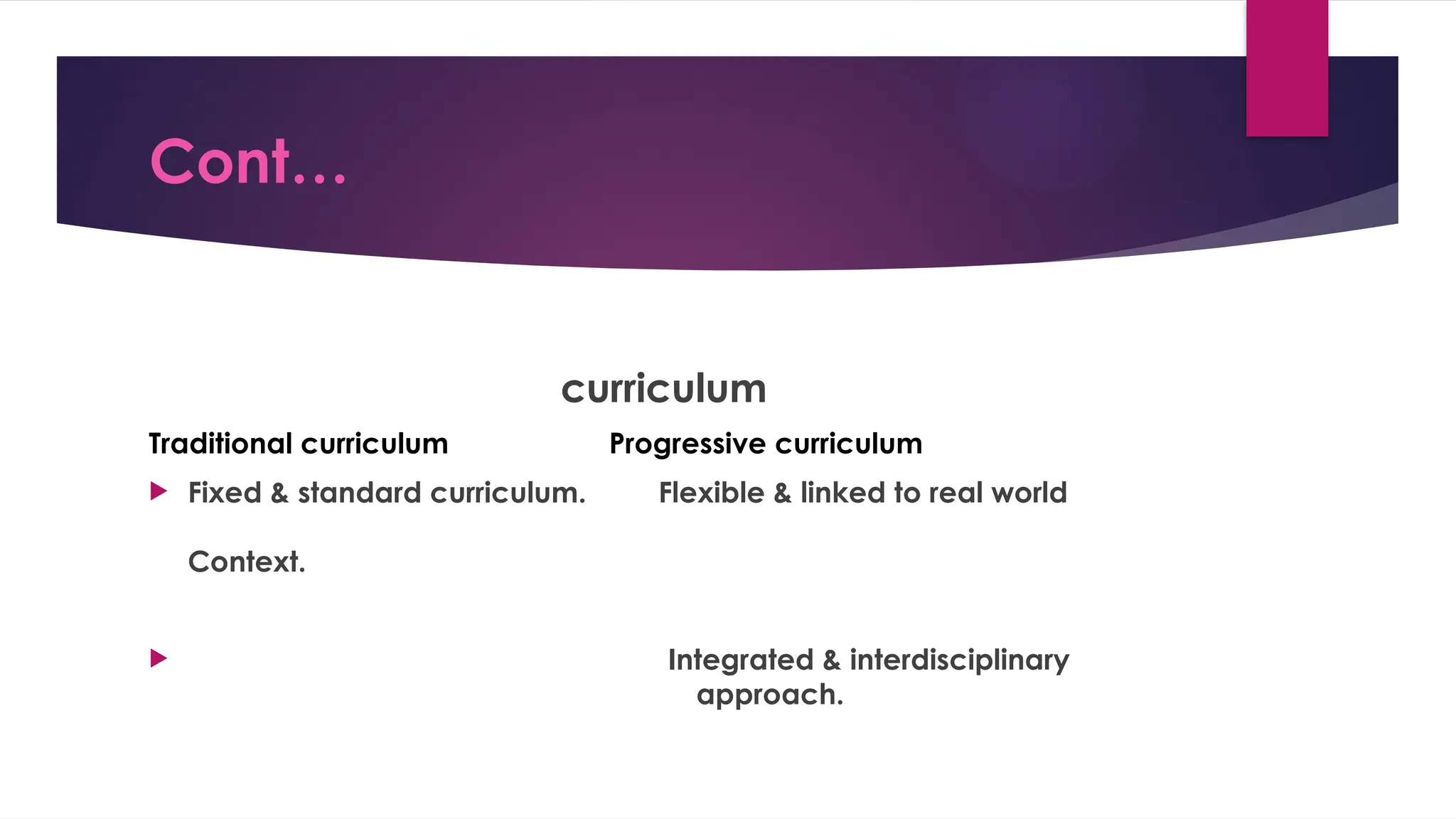 Difference between traditional and progressive curriculum.pptx