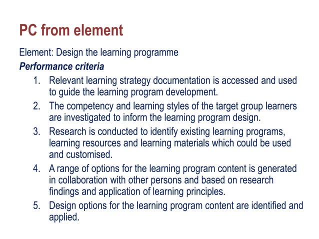 DACUM presentation | PDF