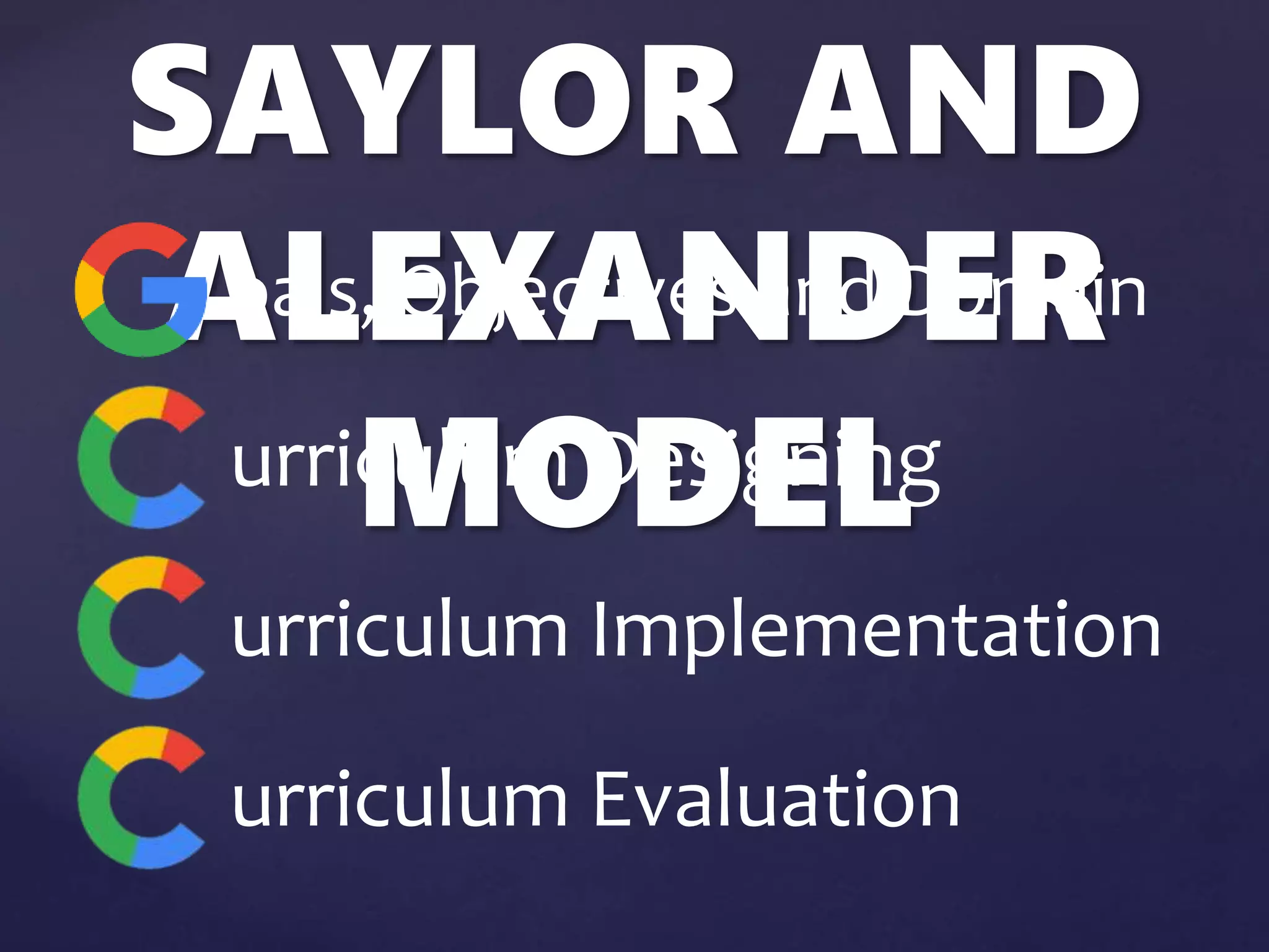 Saylor and Alexander model | PPTX