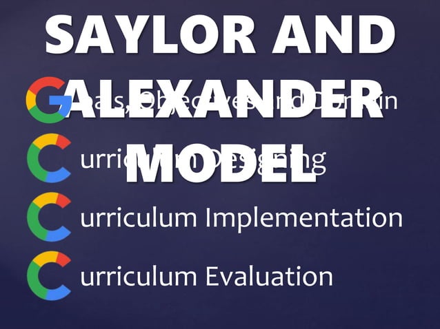 Saylor and Alexander model | PPTX