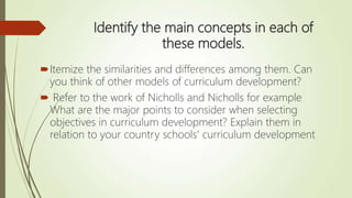 Curriculum development and models | PPT | Educational Assessment ...