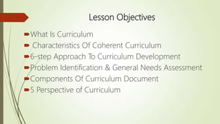 Curriculum development and models | PPT
