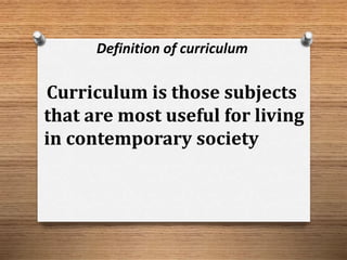 Curriculum development at elementry and secondary level | PPTX