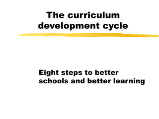 Curriculum development cycle | PPT | Free Download