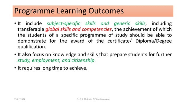 Curriculum development in higher education.pptx | Professional School ...