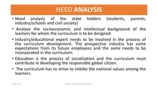 Curriculum development in higher education.pptx | Professional School ...