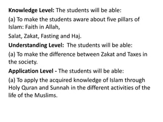 Curriculum development in Islamic perspective | PPTX