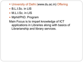 Curriculum development in lis education in usa,UK, Europe and India ...