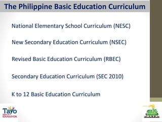 Curriculum development in the philippines | PPTX