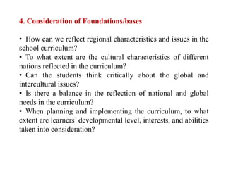 Curriculum development issues | PPT