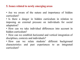 Curriculum development issues | PPT