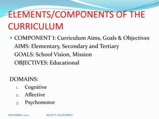 Curriculum development & management of learning by ricky20 | PPTX ...