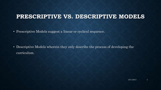 Curriculum development models_and_docume | PPT
