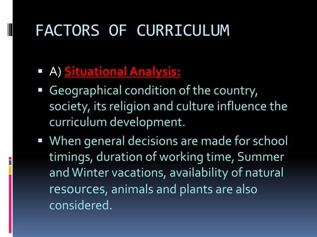 Elements Of Curriculum Development | PPTX