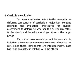 Curriculum Development major steps involved | PPTX