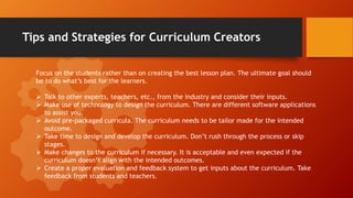 Topic: Curriculum Development Process.pptx | Educational Assessment ...