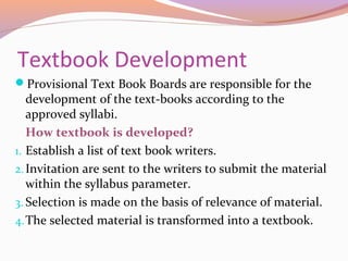 Curriculum development process in pakistan lecture 2 | PPT