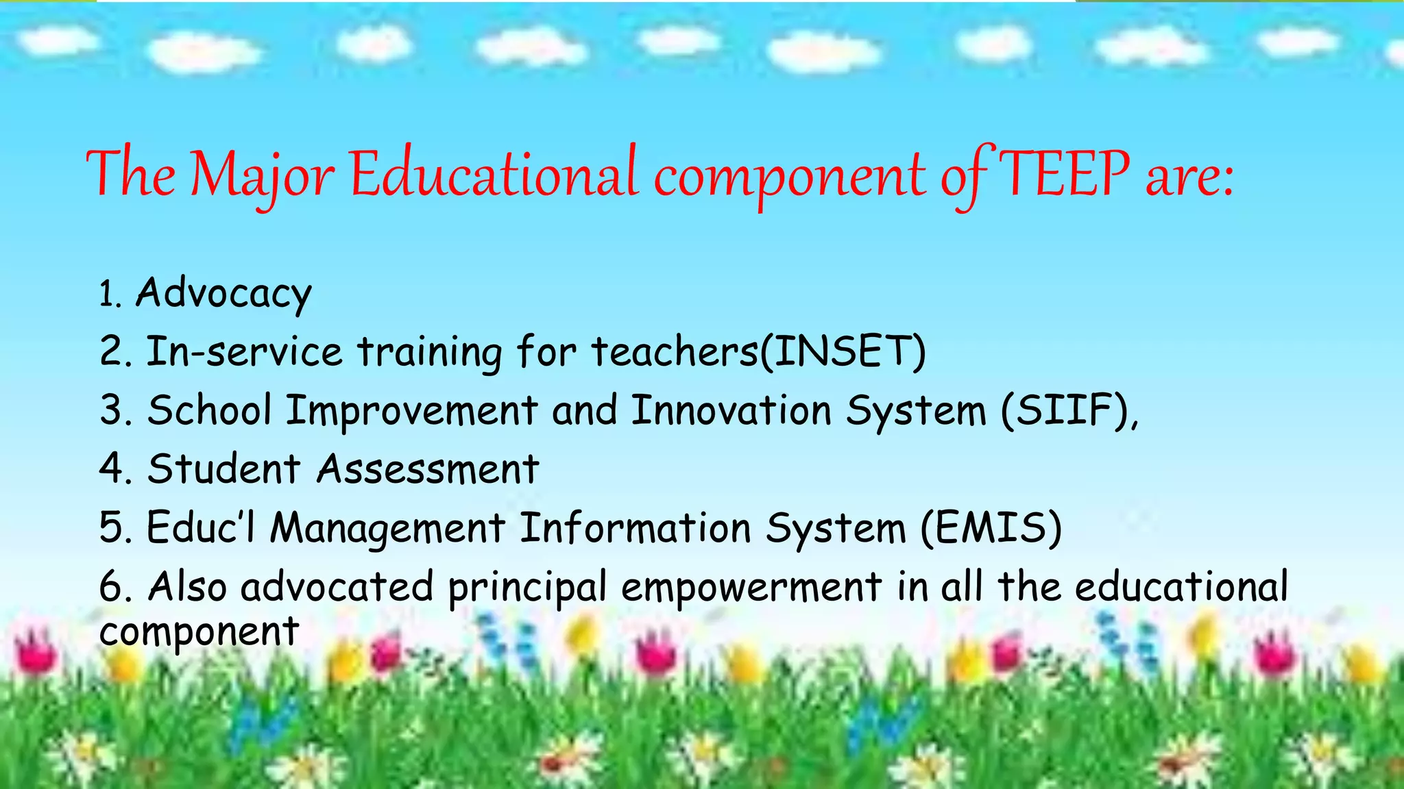 Curriculum development repport | PPTX