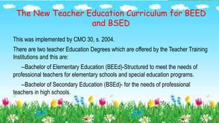 Curriculum development repport | PPTX