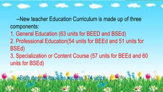 Curriculum development repport | PPTX