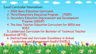 Curriculum development repport | PPTX