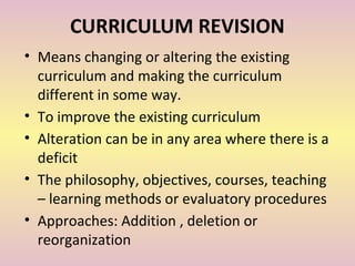 Curriculum development | PPT