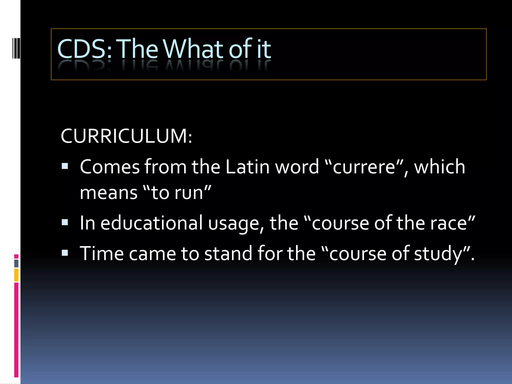 Curriculum development system | PPTX