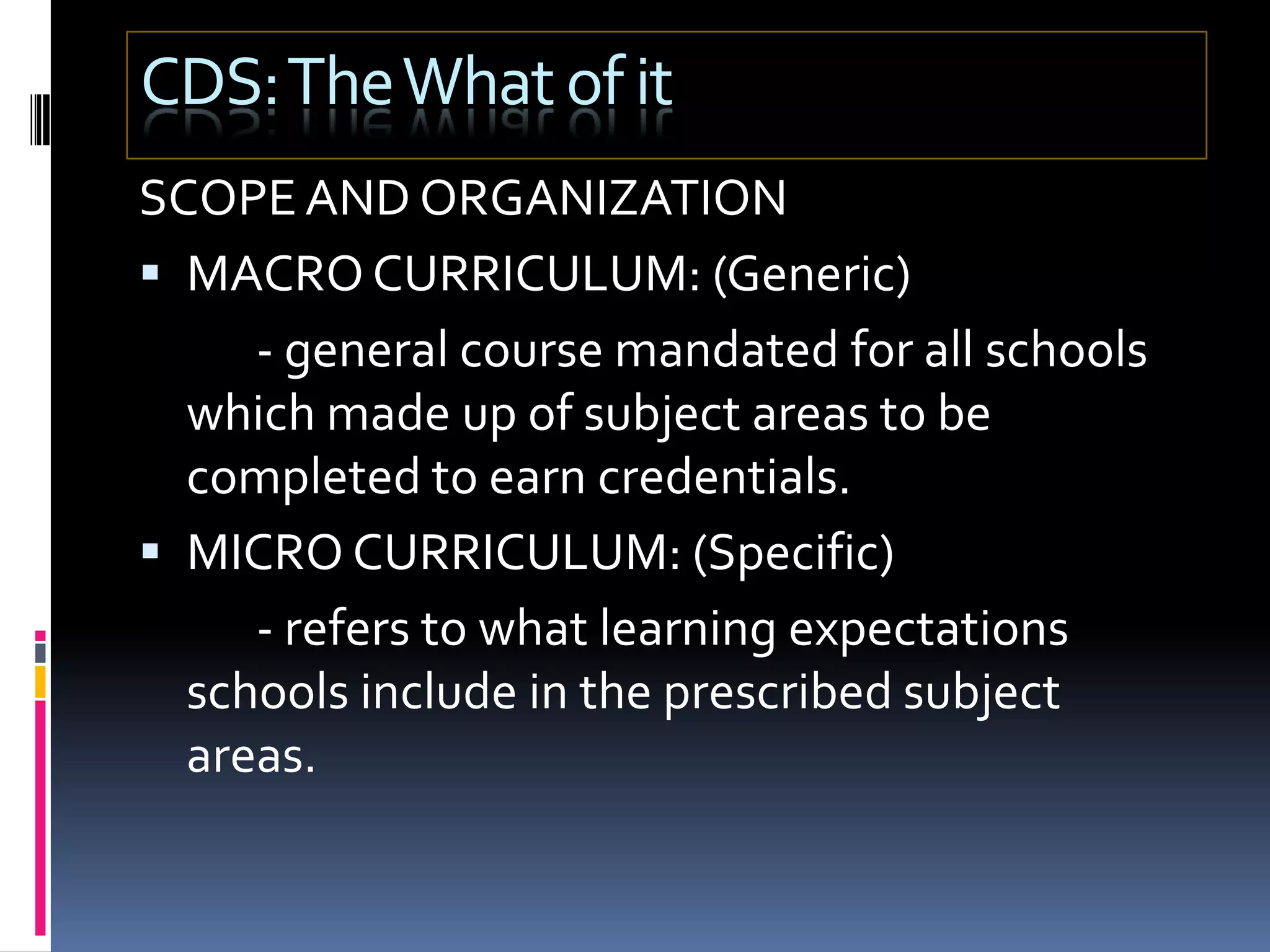 Curriculum development system | PPTX