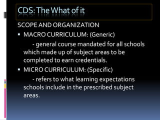 Curriculum development system | PPTX