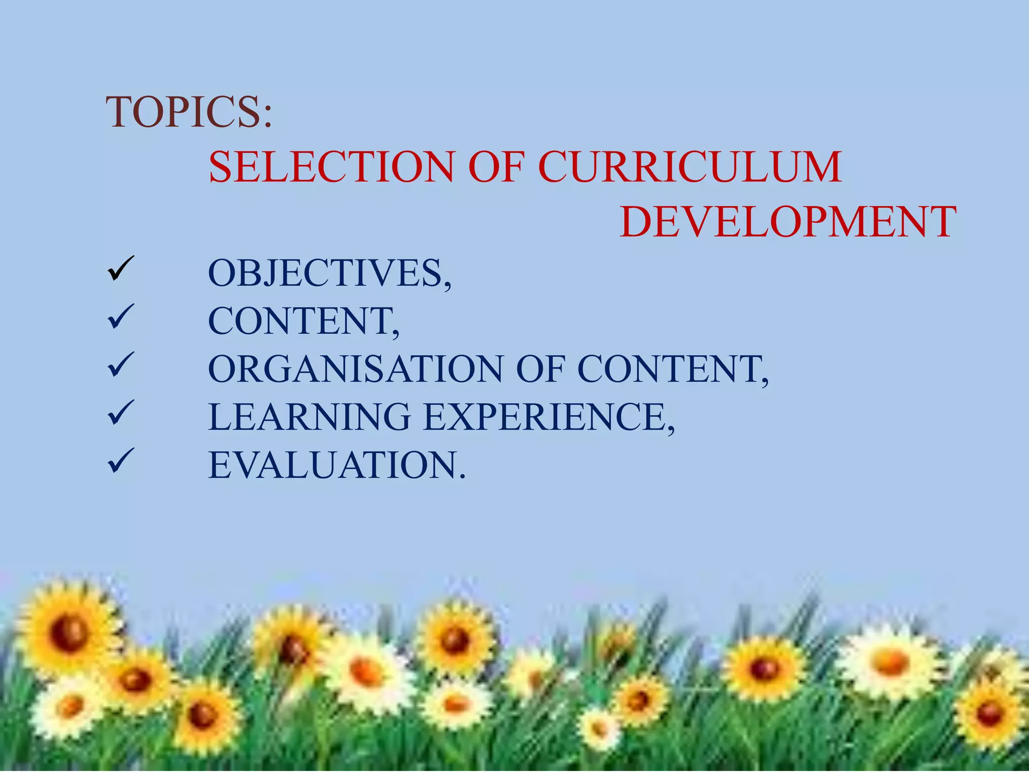 Curriculum developmnt | PPTX