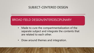 Curriculum Development | PPTX