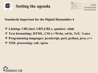 Prof. M. Thaller (Universität Köln) - Toward a reference curriculum in ...