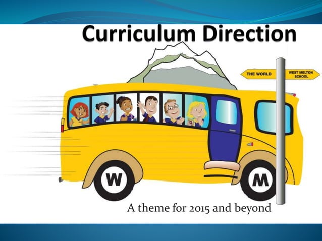 Curriculum direction 2015 | PPT