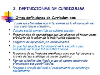 CURRICULUM EDUCATIVO EN EL AULA. Educación | PPT