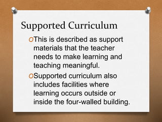 Curriculum Essentials | PPTX