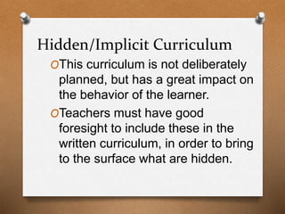 Curriculum Essentials | PPTX