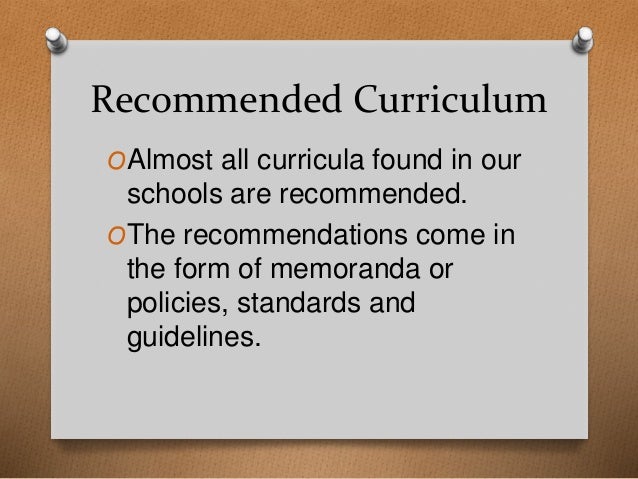 Curriculum Essentials