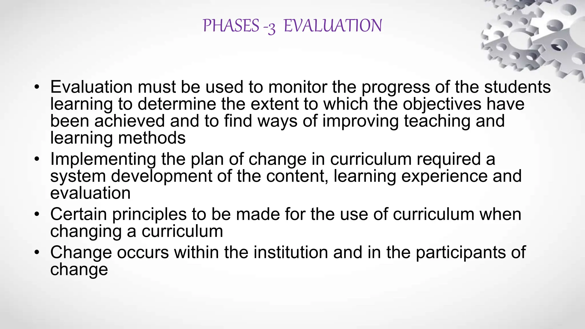 CURRICULUM EVALUATION AND CURRICULUM CHANGE.ppt
