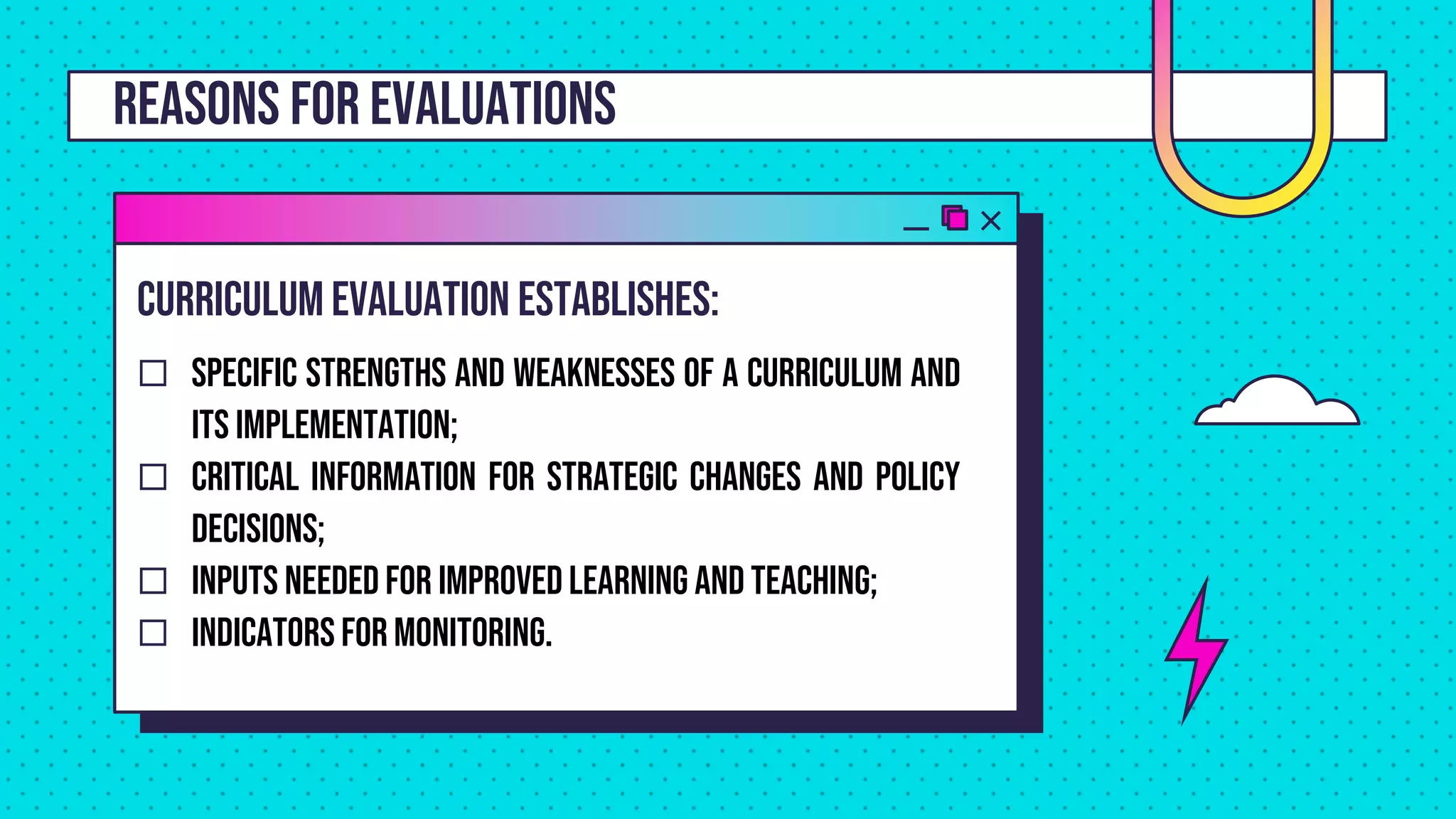 Curriculum Evaluation & Curriculum Improvement | PPTX