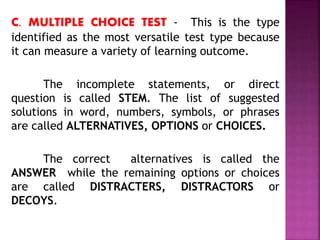 Curriculum Evaluation Through Learning Assessment | PPT