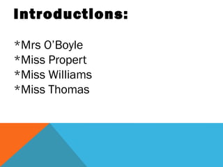 Curriculum evening power_point.year6 | PPT