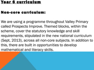 Curriculum evening power_point.year6 | PPT