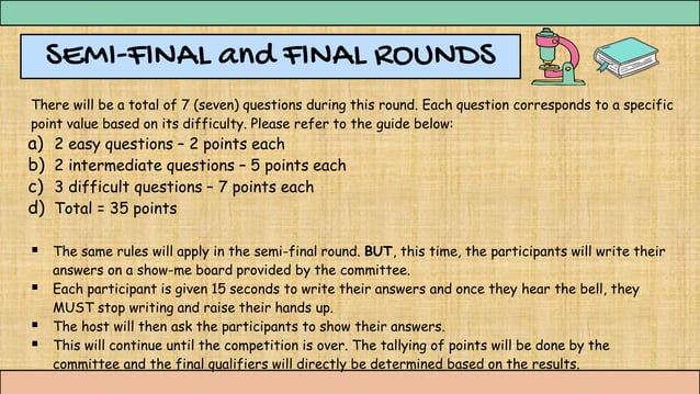 Curriculum Fest- Science Quiz Bee- Guidelines and Mechanics.pdf | Beekeeping | Hobbies & Interests