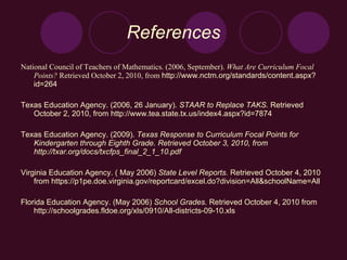 Curriculum focal points | PPT