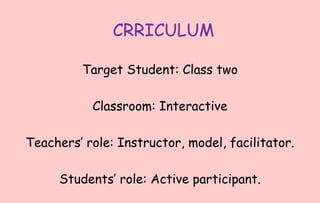Class Two Curriculum | PPTX