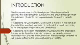 CURRICULUM FORMATION ppt on sjdcgdchdhhd | PPTX