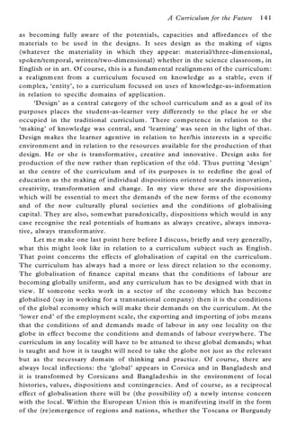 Curriculum for the future kress | PDF