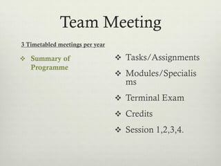 Role of the co-ordinator | PPT