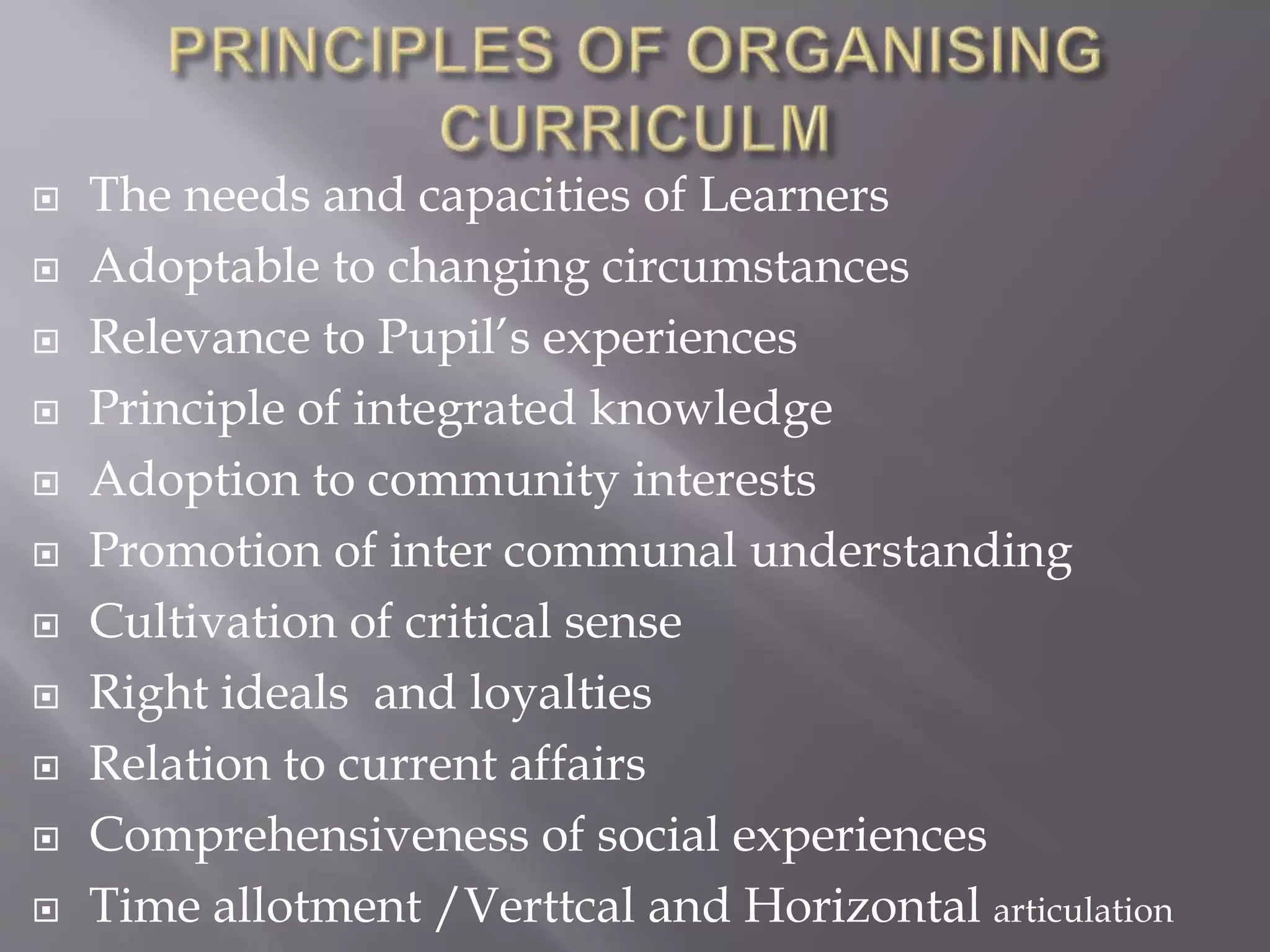 Curriculum frame work of social science | PPTX